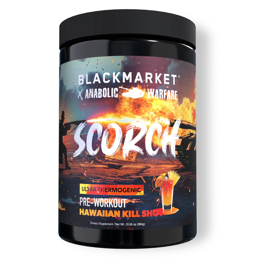 SCORCH Ultra Thermogenic Pre-Workout | BlackMarket x Anabolic Warfare ...